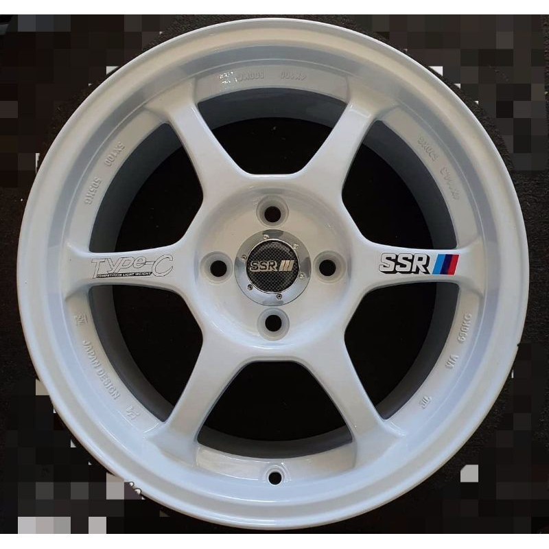 Jual velg ssr type c rs r15 lokal velg racing mobil ssr type c rs ring 15 lokal | Shopee Indonesia