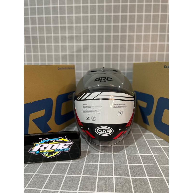 Jual Helm ARC Ritz MODERN GREY Original | Shopee Indonesia