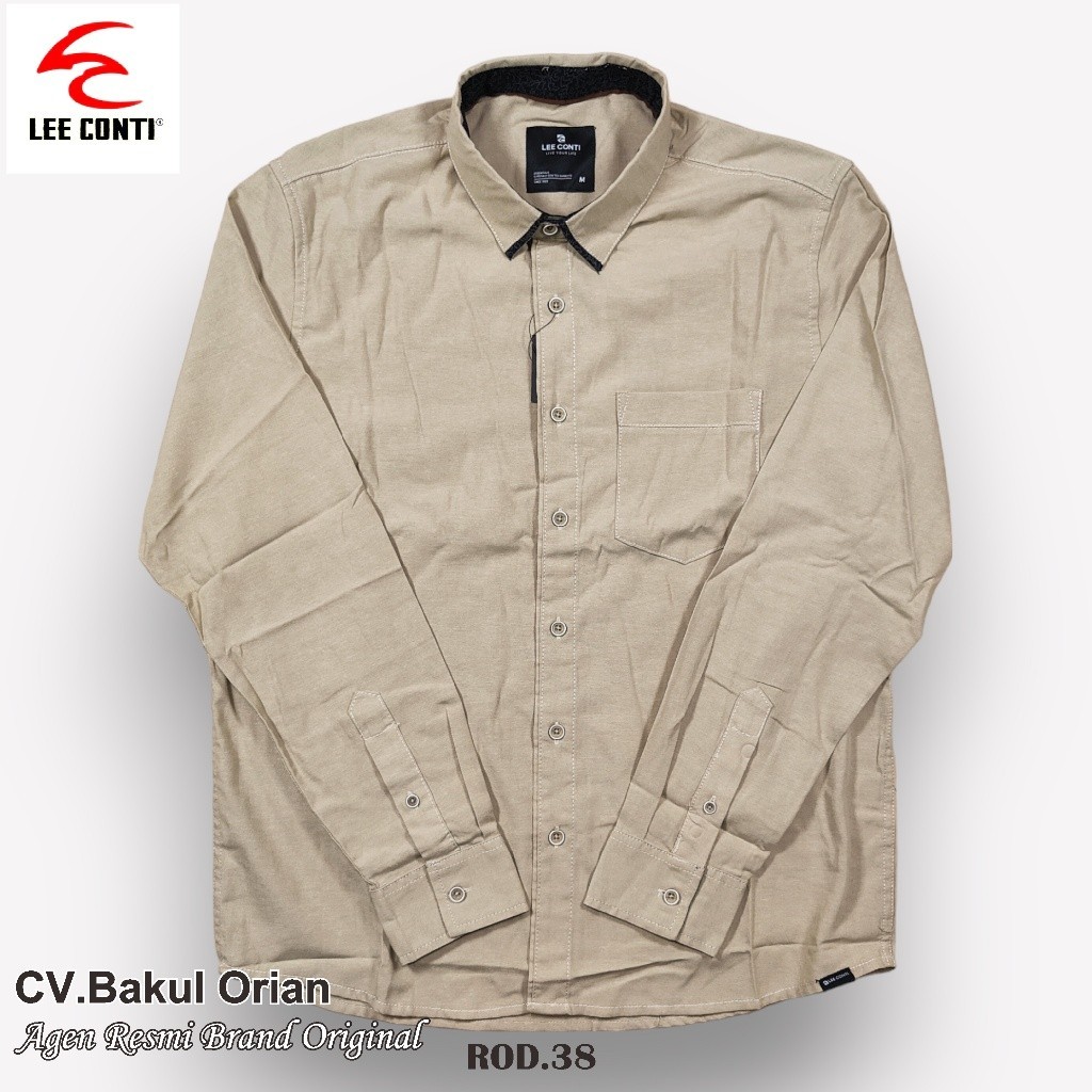 Jual Kemeja jaket Pria Lee Conti Original - ROD.38 | Shopee Indonesia