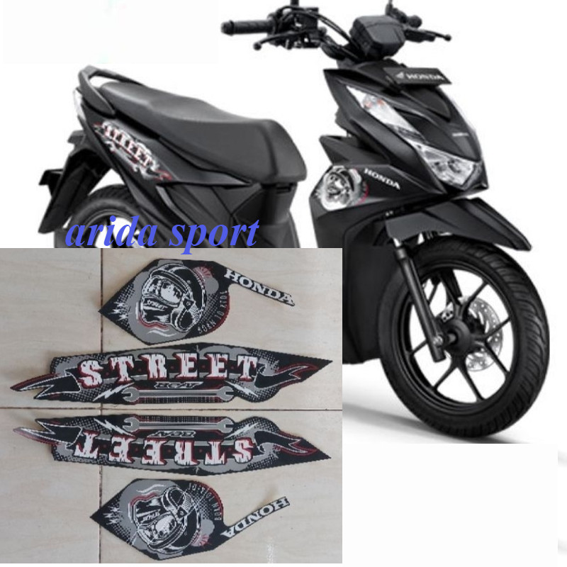 Jual Striping stiker lis motor honda beat street led esp fi cbs 2023 ...