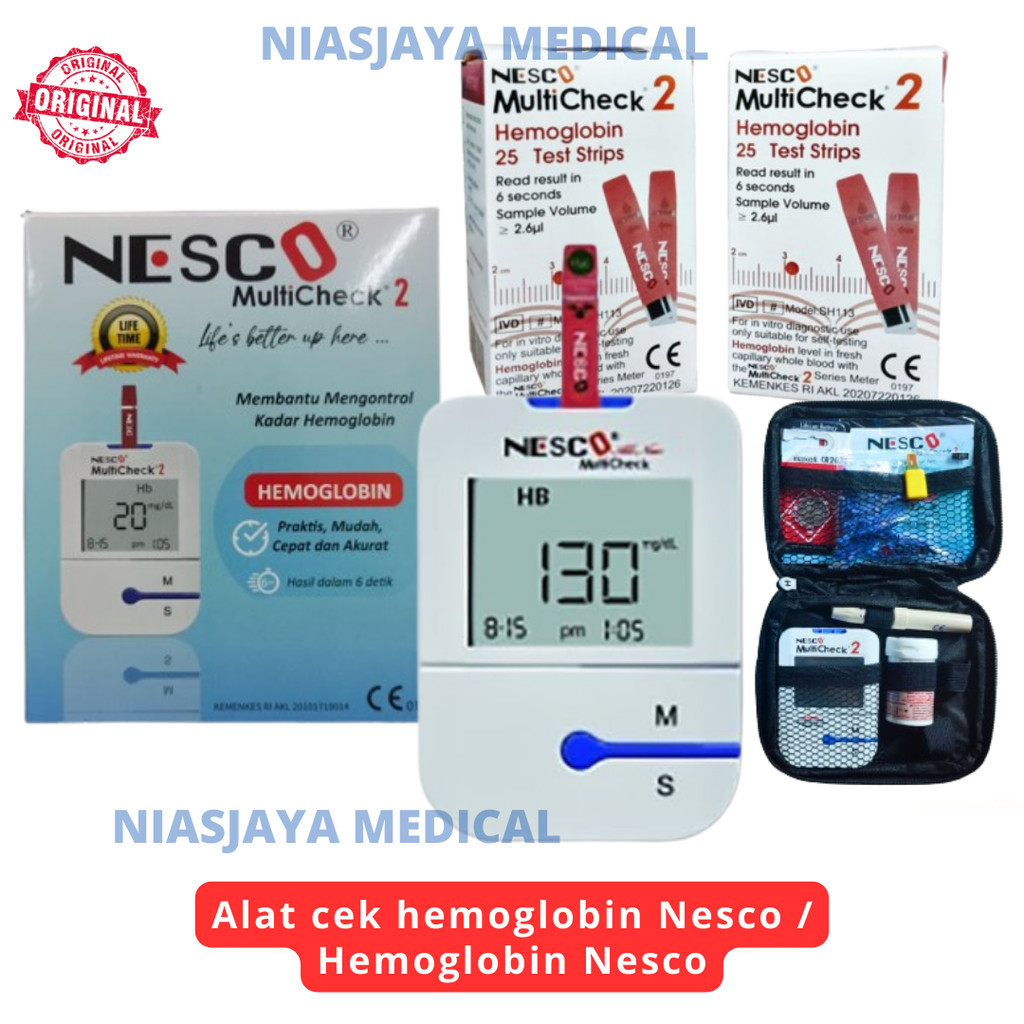 Jual Alat cek hemoglobin Nesco / Test cek Hb nesco / Nesco HB / Nesco ...