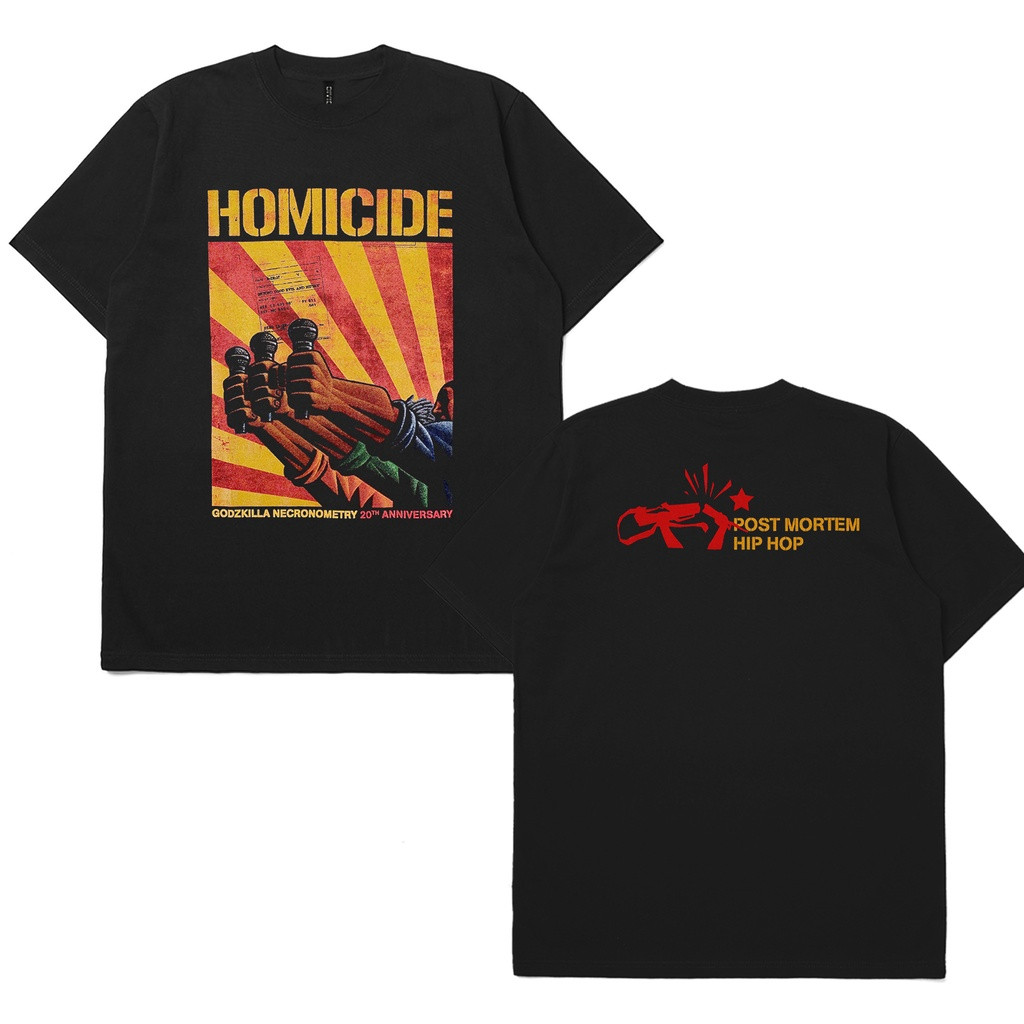 Jual BAND - Homicide Godzkilla 20th - T shirt Kaos - Cotton Combed 24s ...