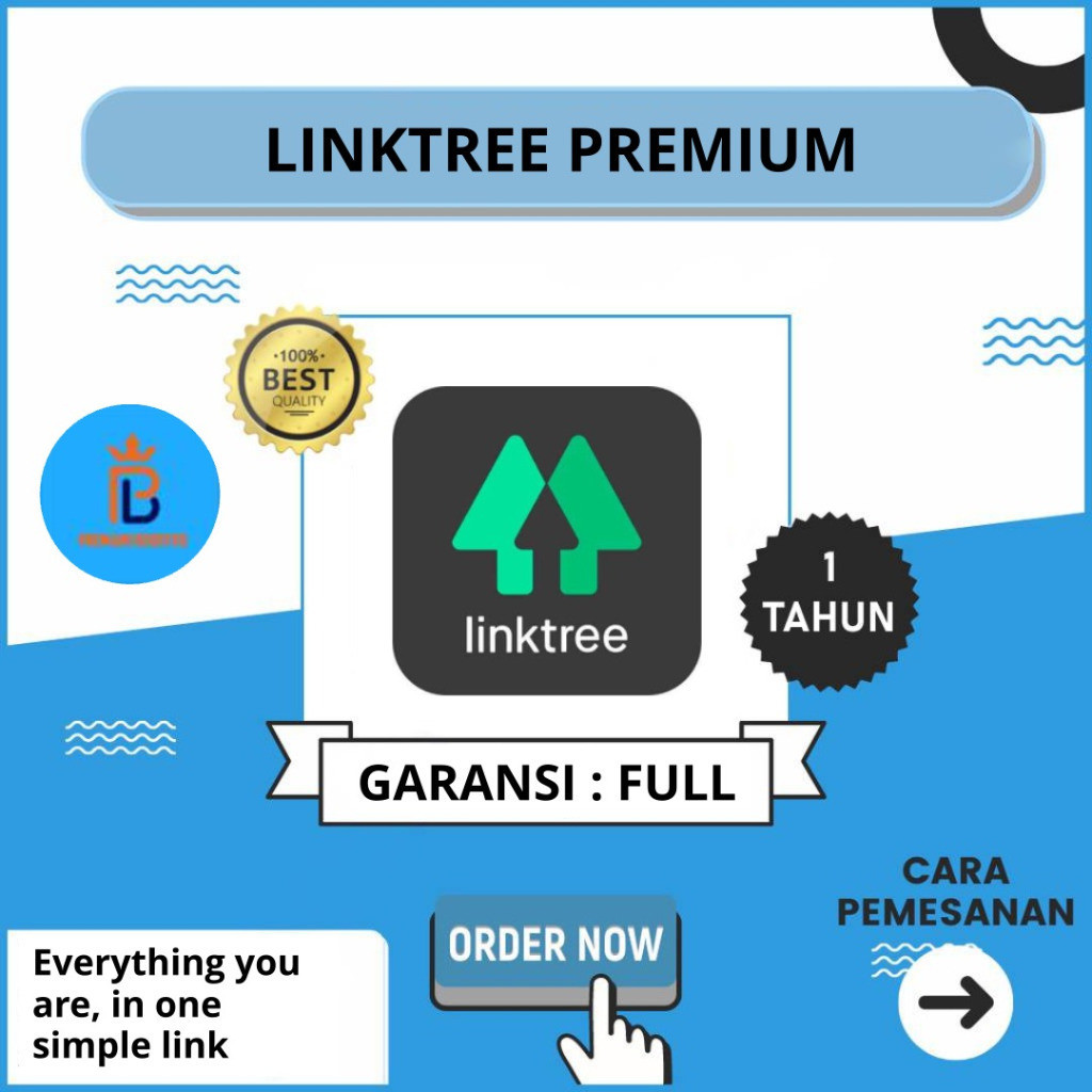Jual Akun Linktree Pro 1 Tahun (Pivate & Bergaransi) | Shopee Indonesia