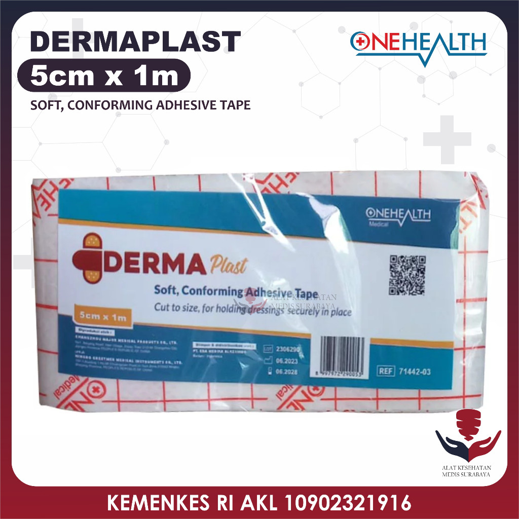 Jual Dermaplast Adhesive Tape Plester Penutup Luka Plaster Peralatan ...