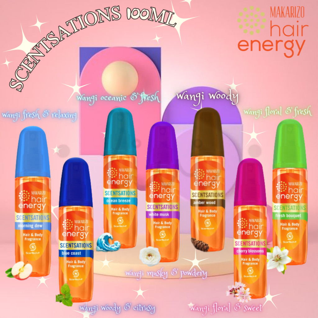 Jual Makarizo Hair Energy Scentsations 100ml | Shopee Indonesia