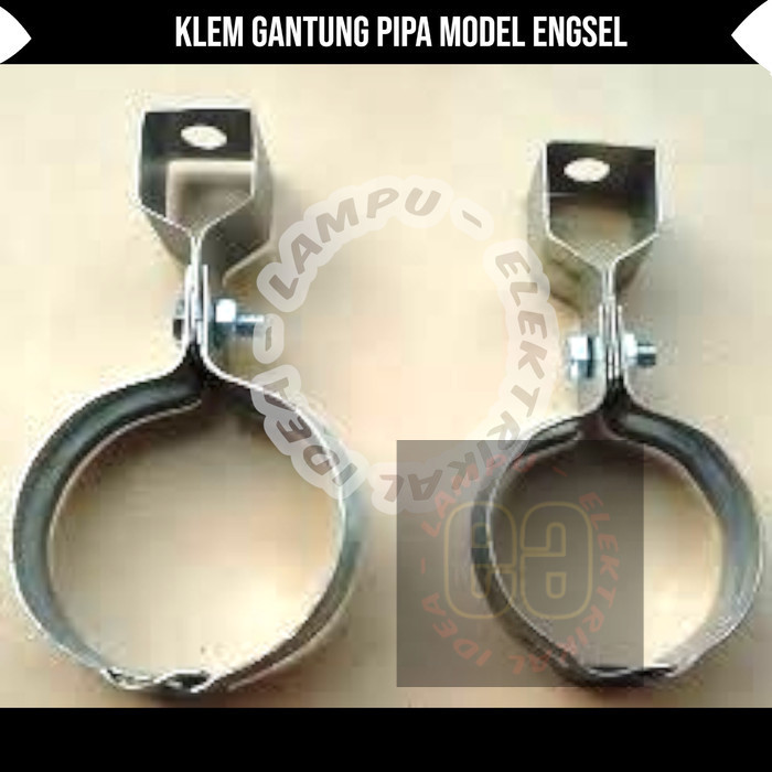 Jual KLEM PIPA 1 INCHI HANGER CLAMP TYPE ENGSEL 1" GALVANIS PER SET ...