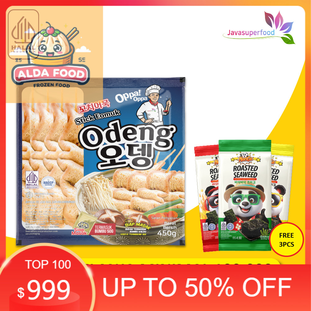 Jual Alda Frozen Food || [Halal] Oden Odeng Sate Korean Fish Cake 450g ...