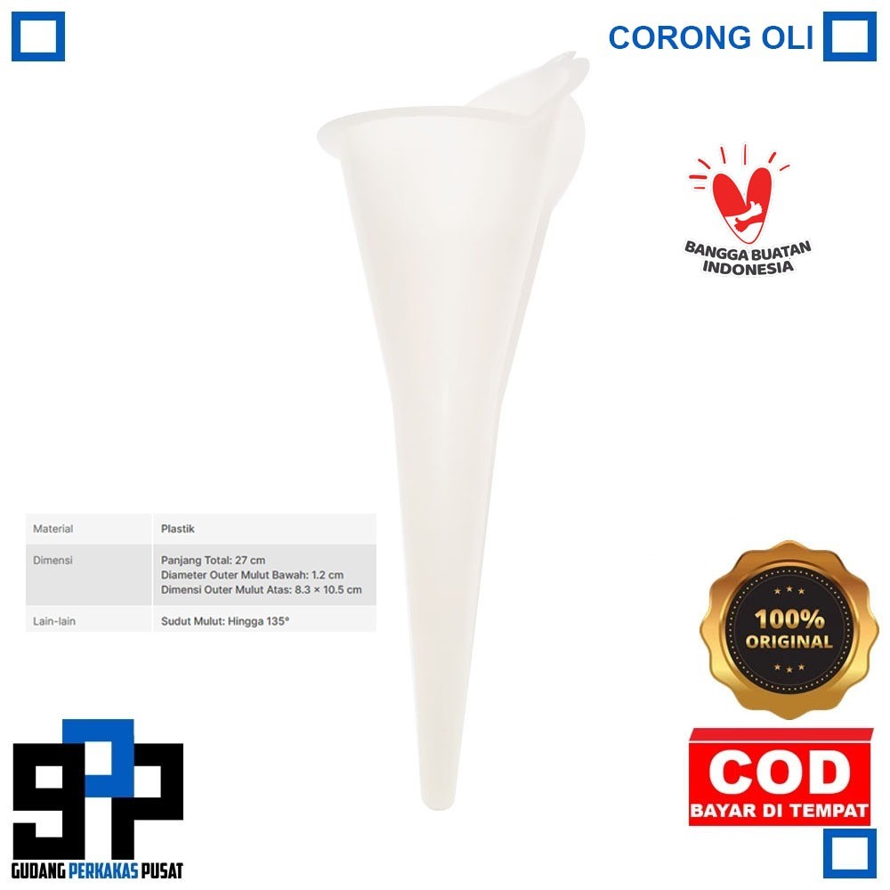 Jual Corong bening Serba Guna Panjang Plastik Alat Transfer Otomotif Cairan Minyak Oli Bensin ...