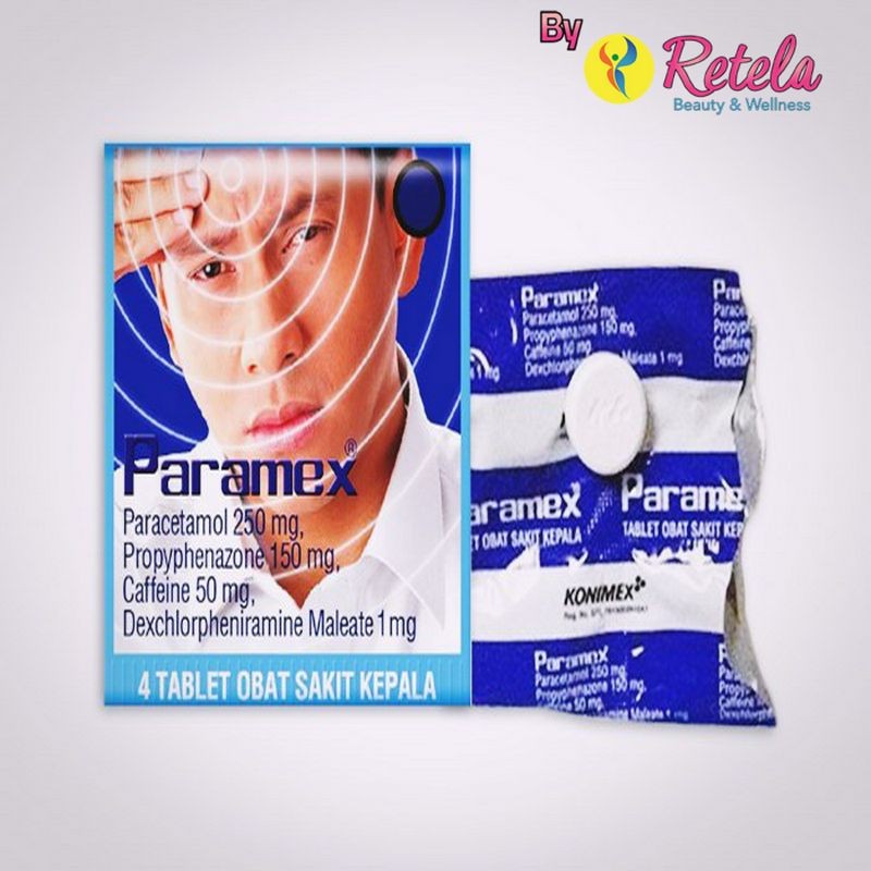 Jual PARAMEX TABLET 1 STRIP 4 TABLET | Shopee Indonesia