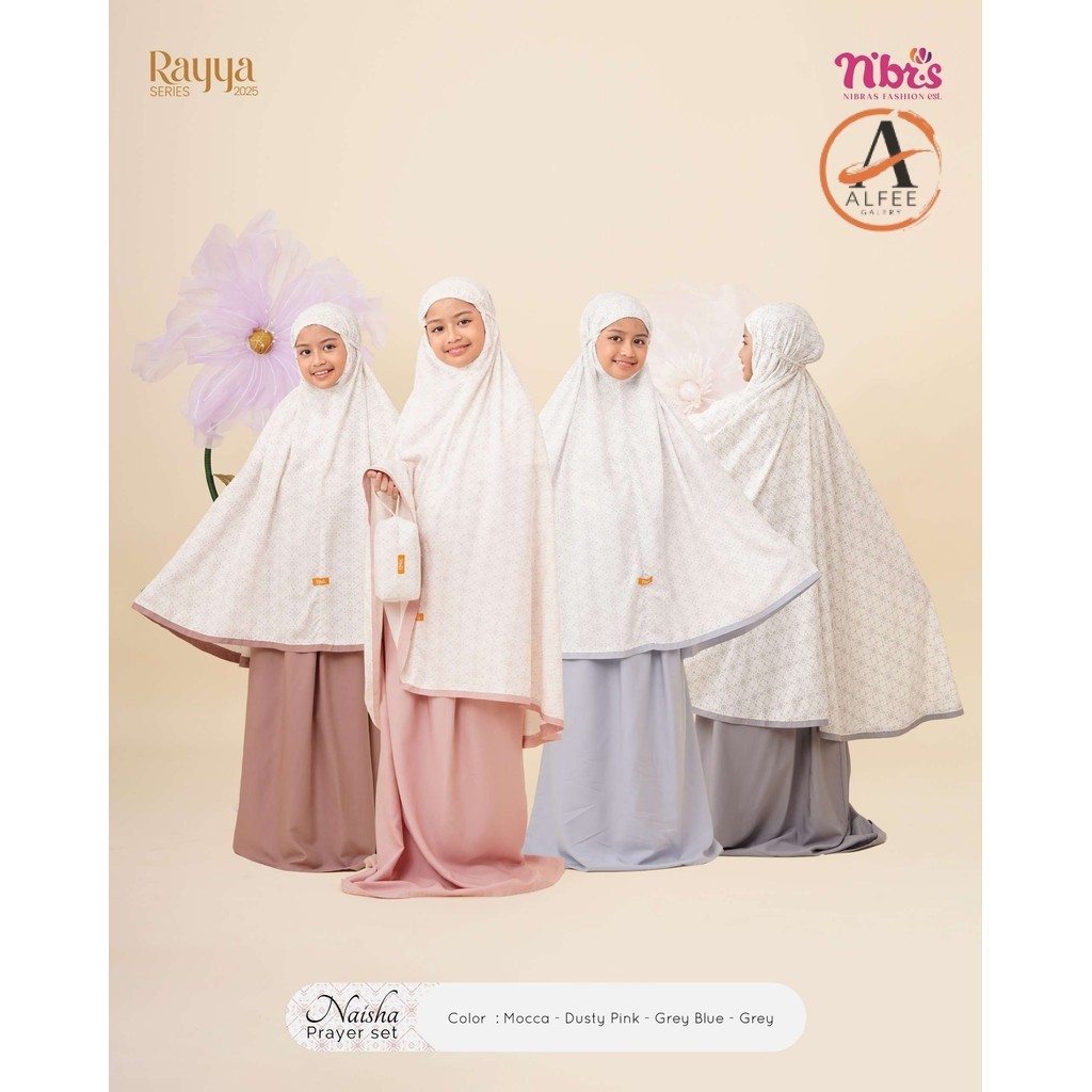 Jual NAISHA PRAYER SET / Mukena Anak Bahan Rayon Premium Super Adem ...