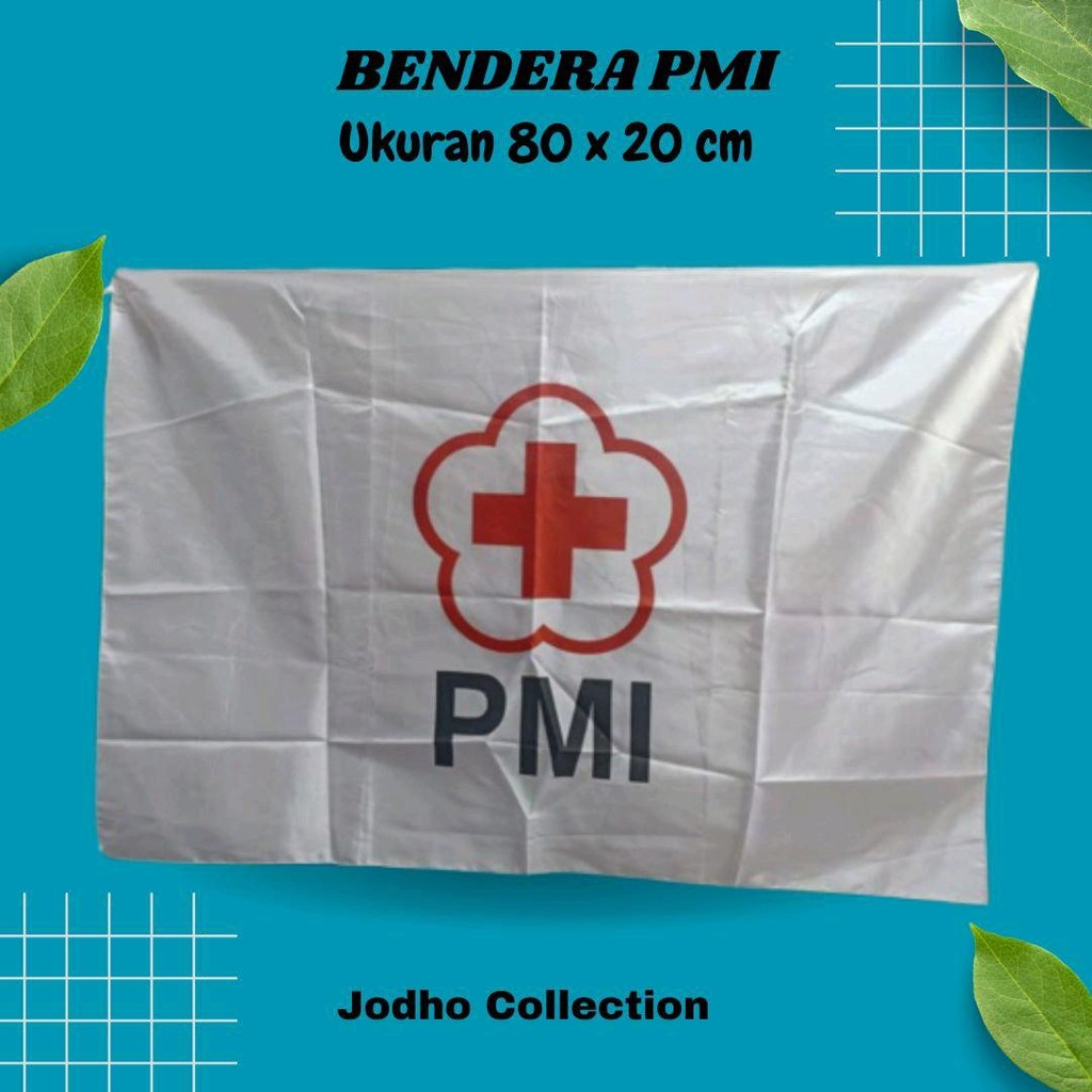 Jual Bendera Pmi Palang Merah Indonesia Satin | Shopee Indonesia