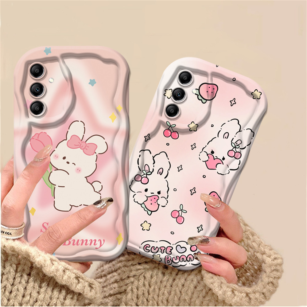 Jual Cute little bunny hopping and jumping Casing Hp Samsung A54 A05 ...