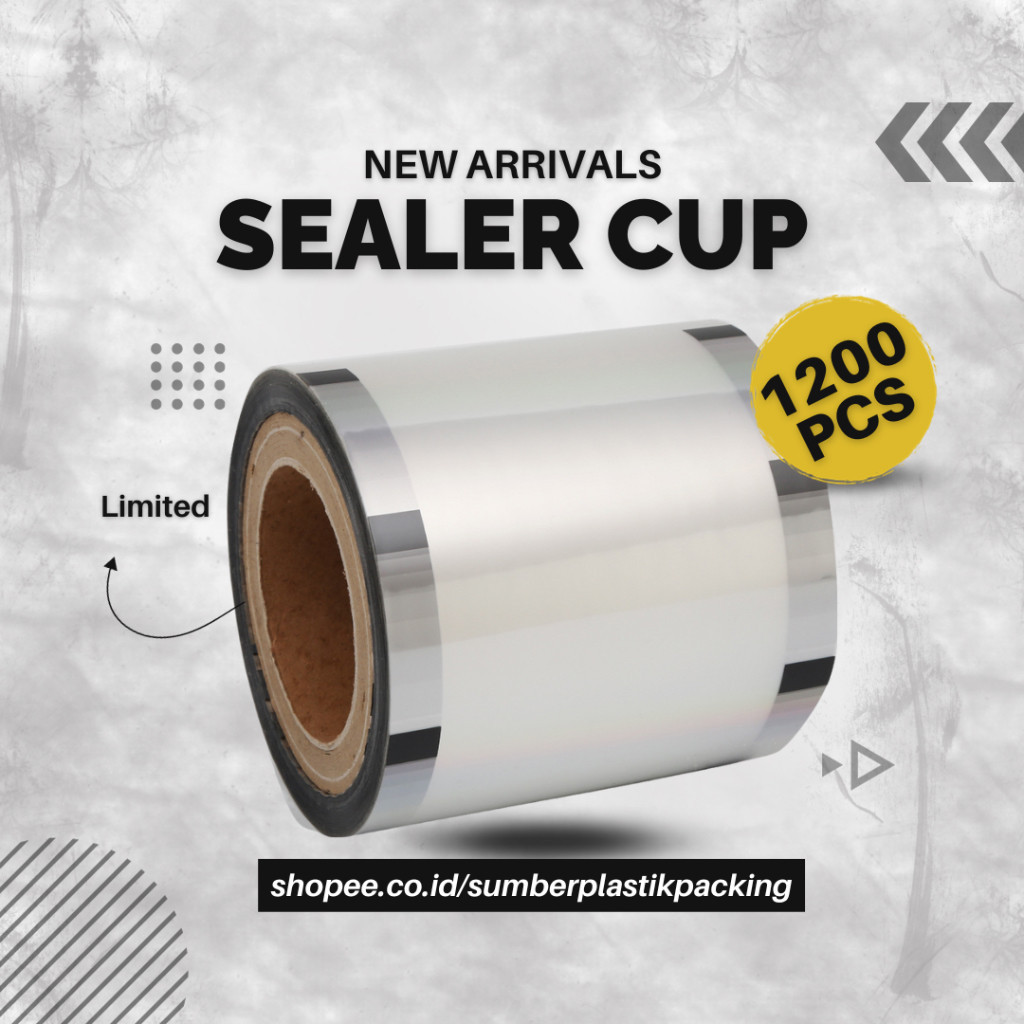 Jual Plastik Lid Sealer Cup isi 1200 PCs | Plastik Cup Sealer | Cup ...