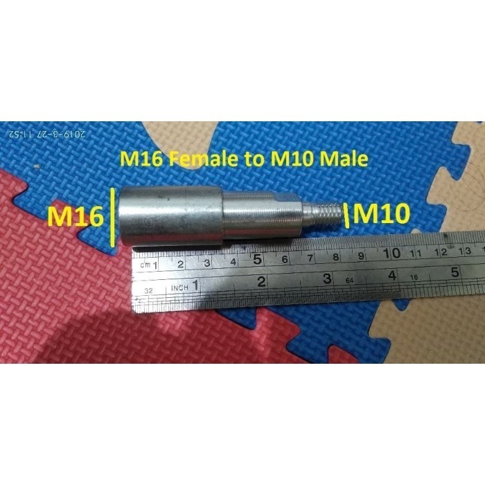 Jual M16 to M10 Extension shaft / sambungan mesin poles | Shopee Indonesia