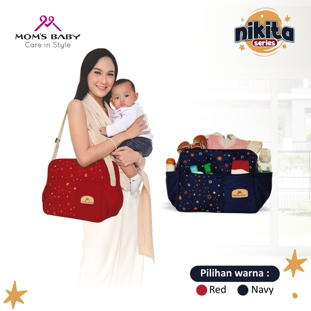 Jual Mom's Baby Tas Perlengkapan Bayi Medium Nikita Series | Shopee ...