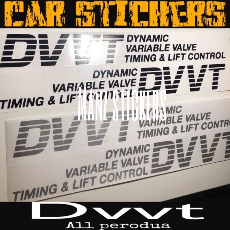 Jual STIKER Mobil PERODUA DVVT ALL PERODUA CAR (LEFT & RIGHT) / CAR ...