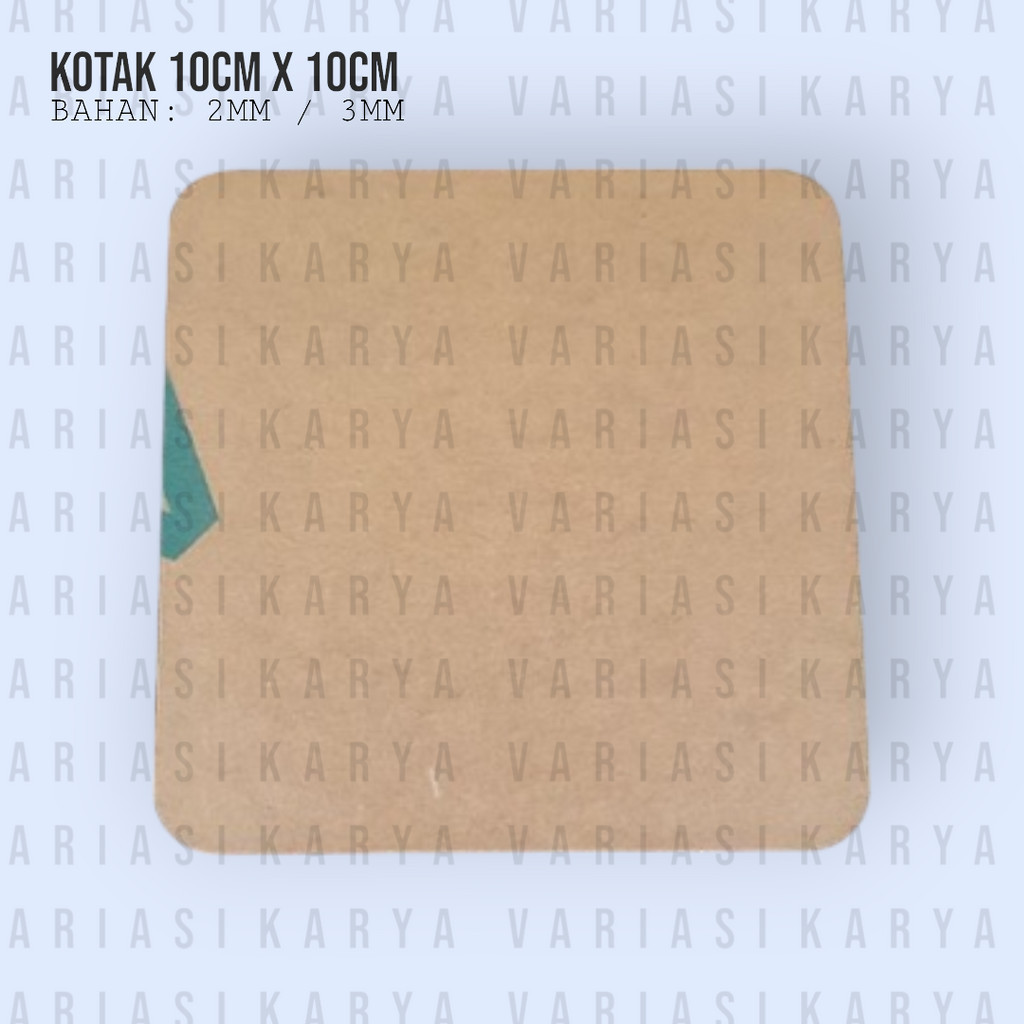 Jual Potongan Akrilik Kotak Persegi 10x10 Tebal 3mm | Gantungan Kunci ...