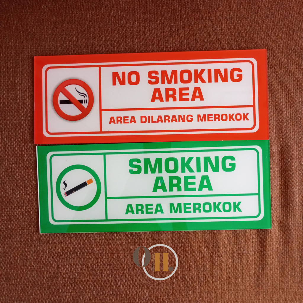 Jual Paket akrilik tempel - Akrilik area merokok - Akrilik kawasan ...