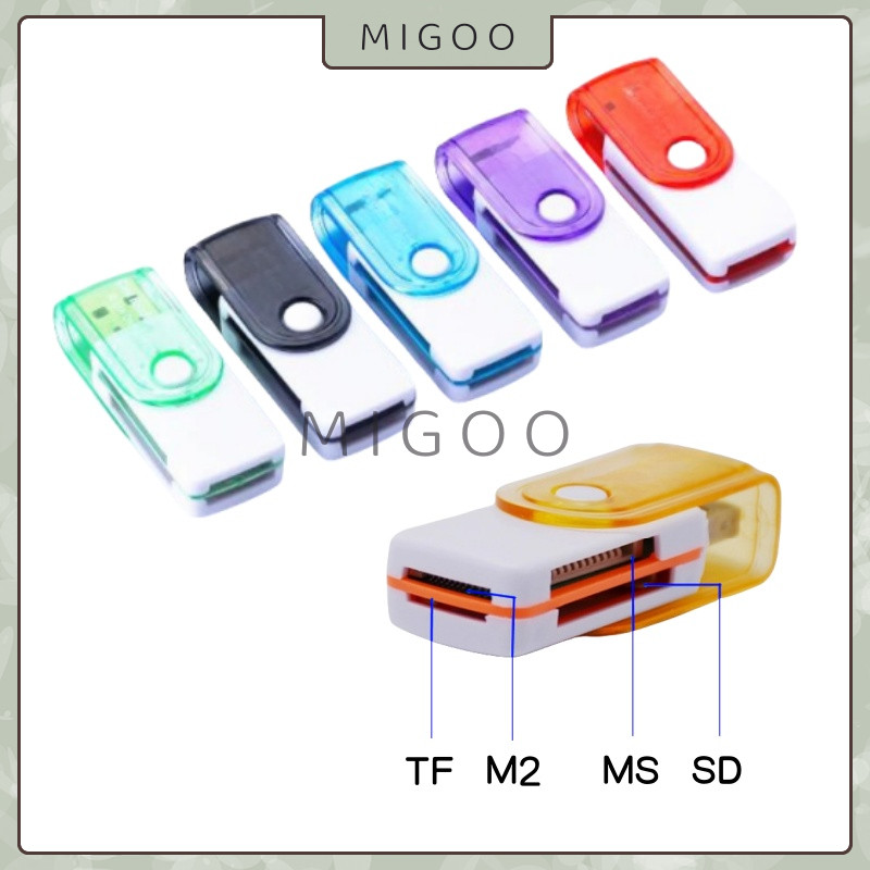 Jual MiGoo Card Reader All In One Converter To Flashdisk 4 Slot Model ...