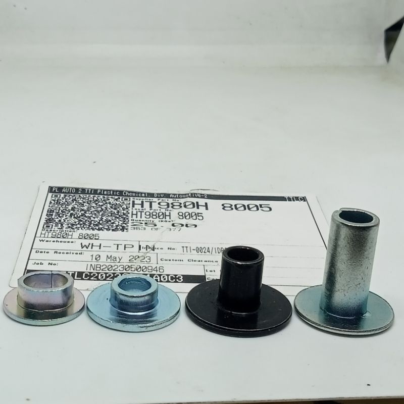 Jual RING BOS M6 BAUT 10 PANJANG PENDEK HITAM OPAL BUSING COBER KARET ...