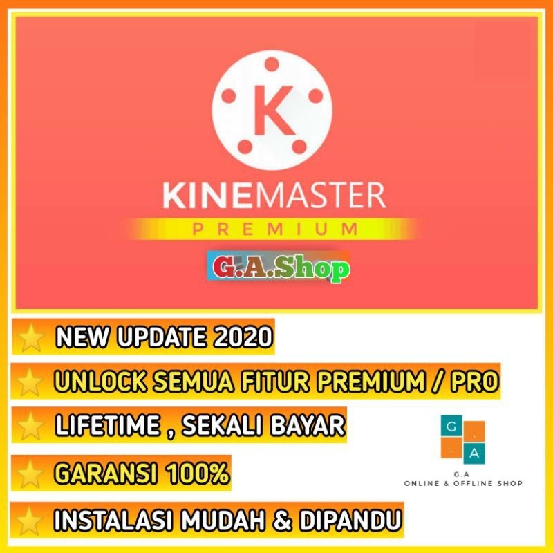 Jual kinemaster ( kinemaster ios , kinemaster android ) Premium Pro Versi Terbaru | Shopee Indonesia