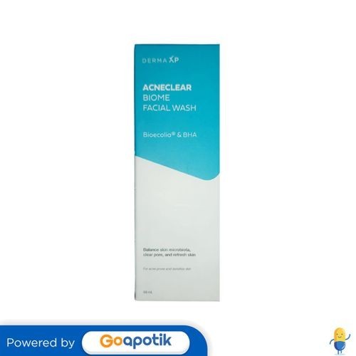 Jual Derma Xp Acneclear Biome Facial Wash 50 Ml | Shopee Indonesia