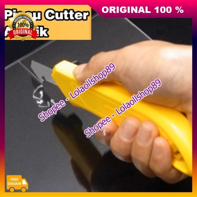 Jual BELI 1 GRATIS 1 Acrylic Cutter Pisau Cutter Akrilik Alat Pemotong ...