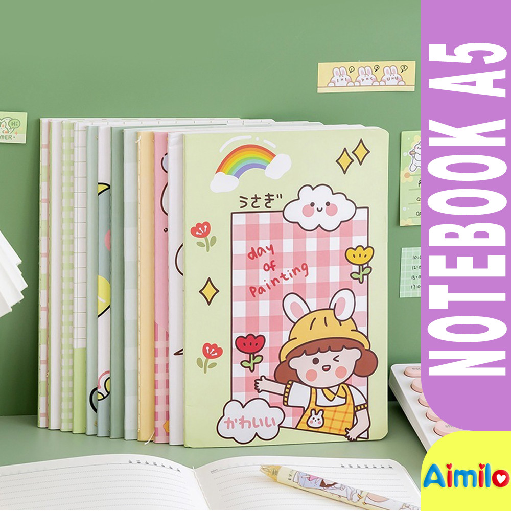Jual Notebook A5 Buku Diary Aesthetic Buku Jurnal Buku Catatan Buku ...