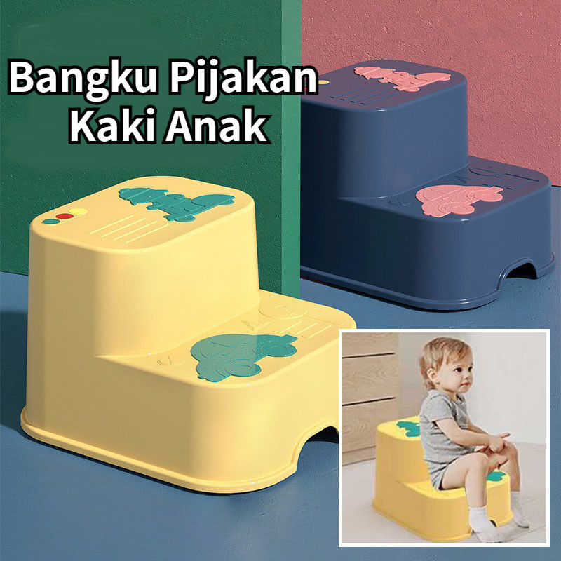 Jual Bangku Pijakan Kaki Anak Pijakan Kaki Tangga Kursi Anak 2 Step ...
