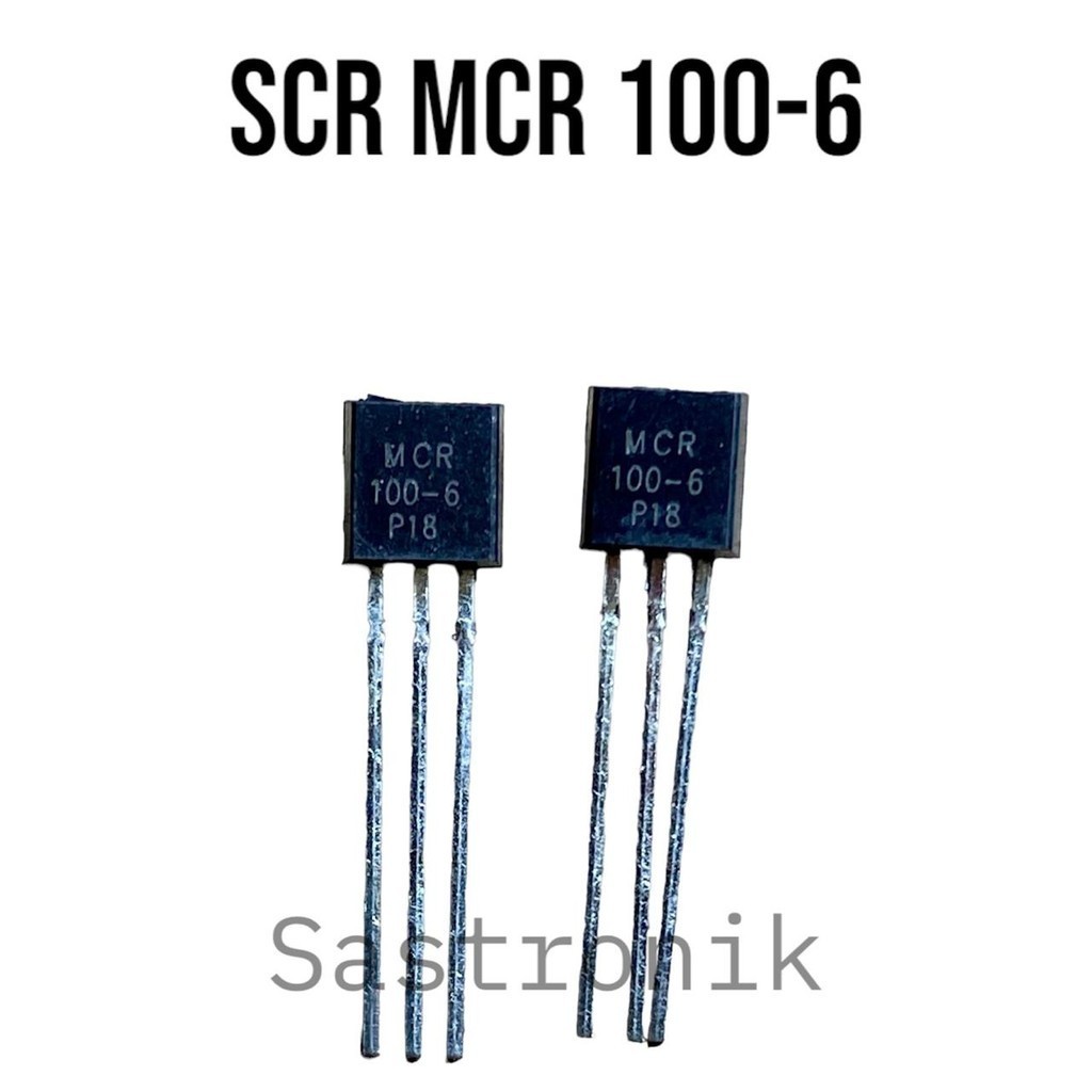 Jual SCR MCR100-6 MCR 100 TO-92 0.8A 400V ready | Shopee Indonesia