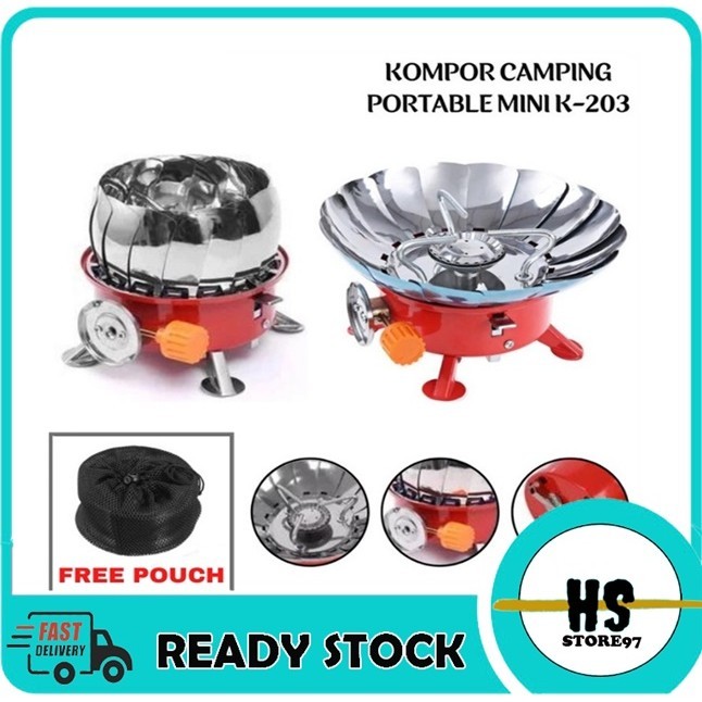 Jual Kompor Camping Gas Kotak Mini Portable Stove Gas Kompor Portable / Kompor Mini Portable ...