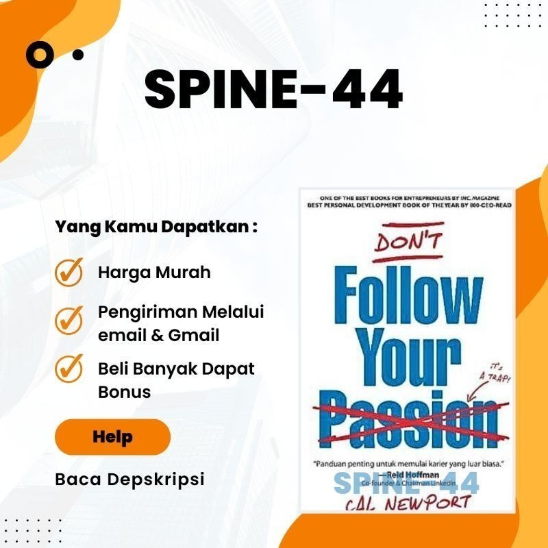 Jual Dont Follow Your Passion Panduan Penting Untuk Memulai Karir Yang ...
