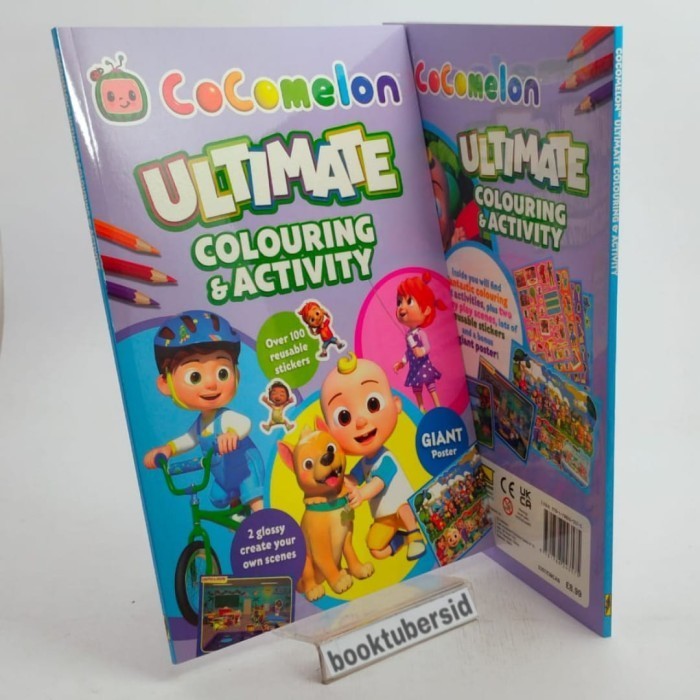 Jual buku anak 2 tahun Cocomelon Ultimate Colour | Shopee Indonesia