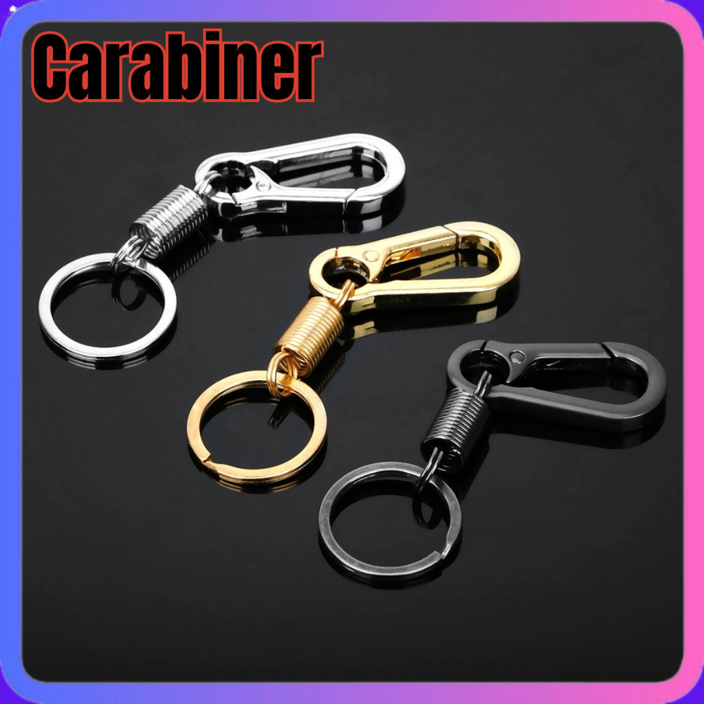 Jual Gantungan Per Kunci Stainless Steel Carabiner Kunci Spring Labu ...