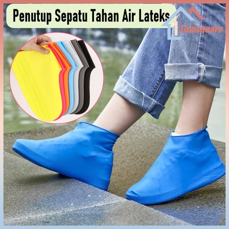 Jual Penutup Sepatu Tahan Air Lateks Penutup Sepatu Silikon Penutup ...