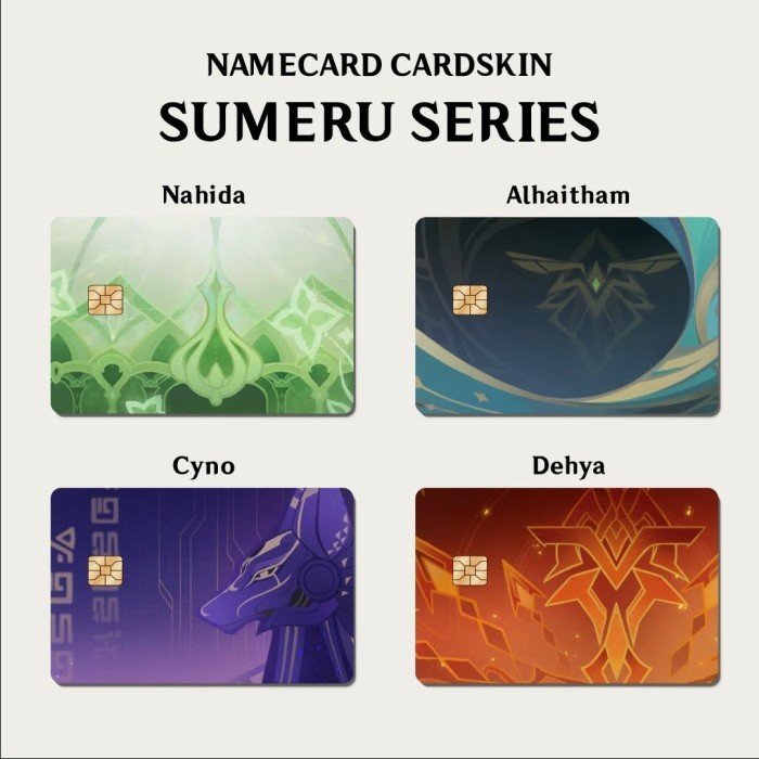 Jual Stiker Card skin Genshin Sumeru E-Money ATM | Shopee Indonesia