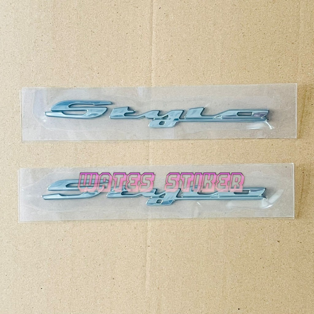 Jual Emblem Honda Stylo 160 New 2024 Ori chrome Original Kualitas ...