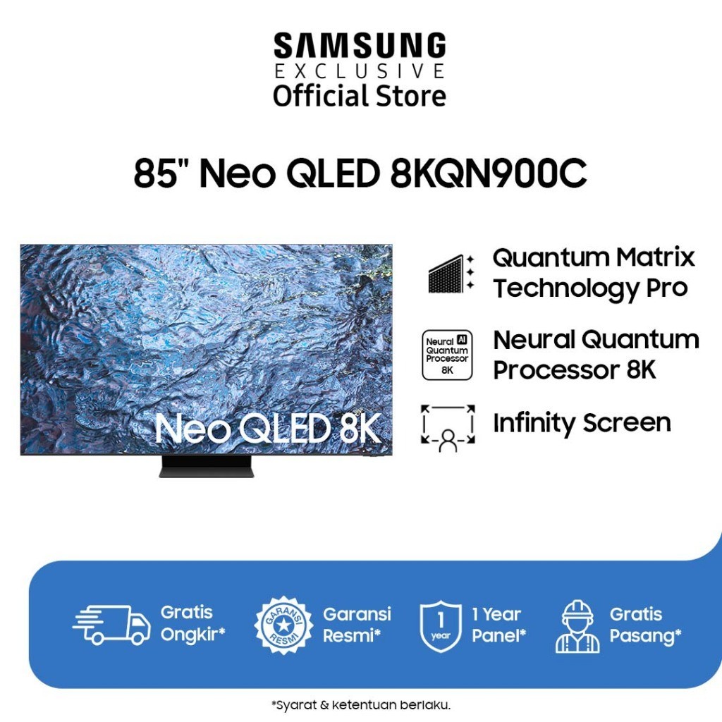 Jual promo ramadhan Samsung Smart TV 85" Neo QLED 8K QN900C | Shopee ...