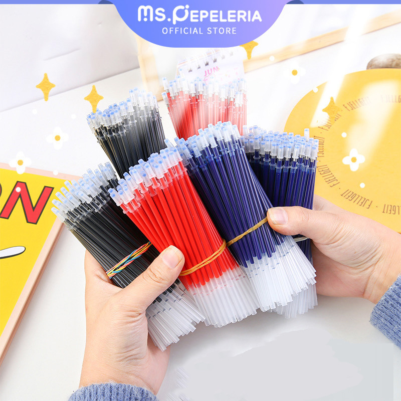 Jual 20PCS Isi Pulpen/Black red blue 0.5mm refill REFILL TINTA GEL ISI ...