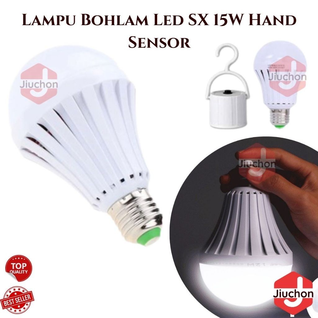 Jual JIUCHON Bohlam Led SX 15W Hand Sensor / Lampu Emergency 15Watt ...