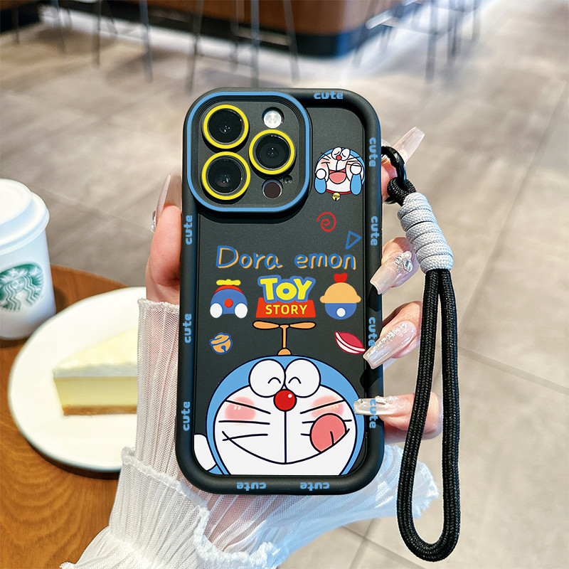 Jual Case+gelang Case Doraemon silicone Untuk Case iPhone 11 12 13 14 ...