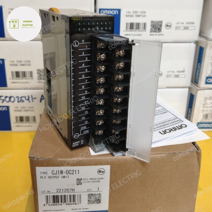 Jual OMRON CJ1W-OC211 PLC OUPUT UNIT OMRON CJ1W-OC211 OMRON ORIGINAL | Shopee Indonesia