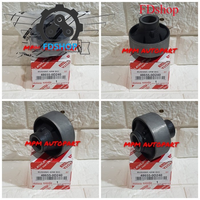 Jual bosh sayap bushing arm bawah low besar all new vios yaris gen 3 ...