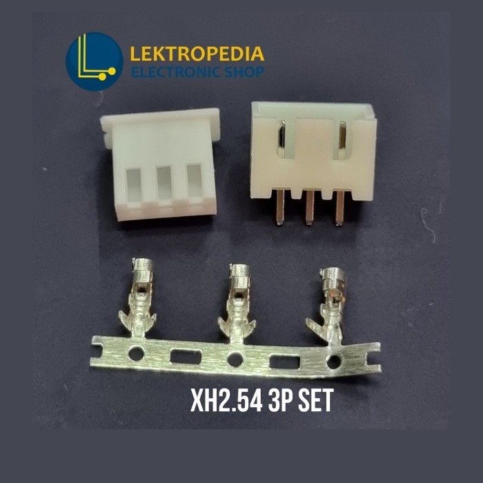 Jual SET Soket XH2.54 - 3p Konektor 3pin 3 p pin Socket Connector Molek 2.54mm Housing Terminal ...