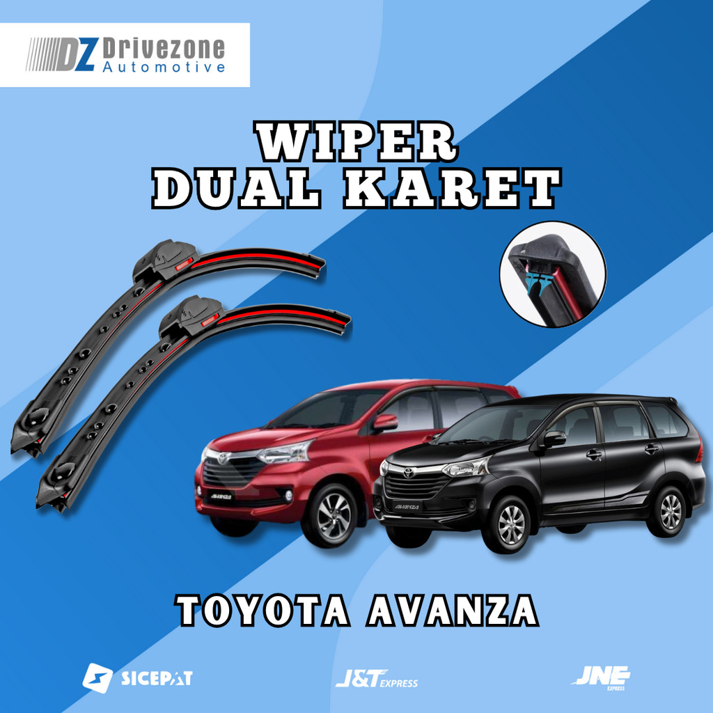 Jual Wiper Dual Blade Double Karet Mobil Avanza Lama/All New Avanza ...
