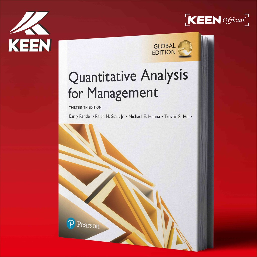 Jual Quantitative analysis for management, 13th Edition by Barry Render | Shopee Indonesia