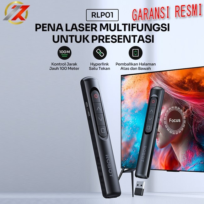 Jual ROBOT RLP01 Laser PAGE Turning Pen Pointer Presentasion Presentasi ...