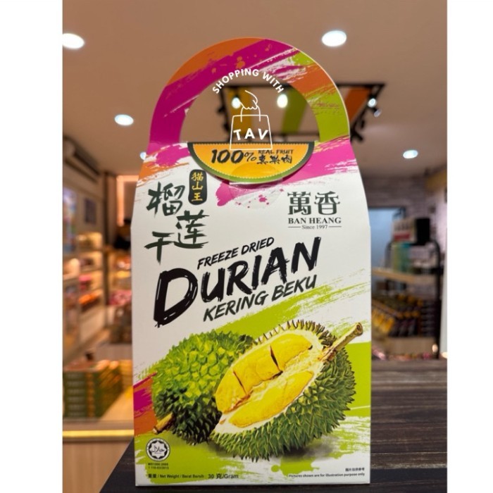 Jual Ban Heang Freeze Dried Fruit 100% Real Fruit | Durian - Mango ...