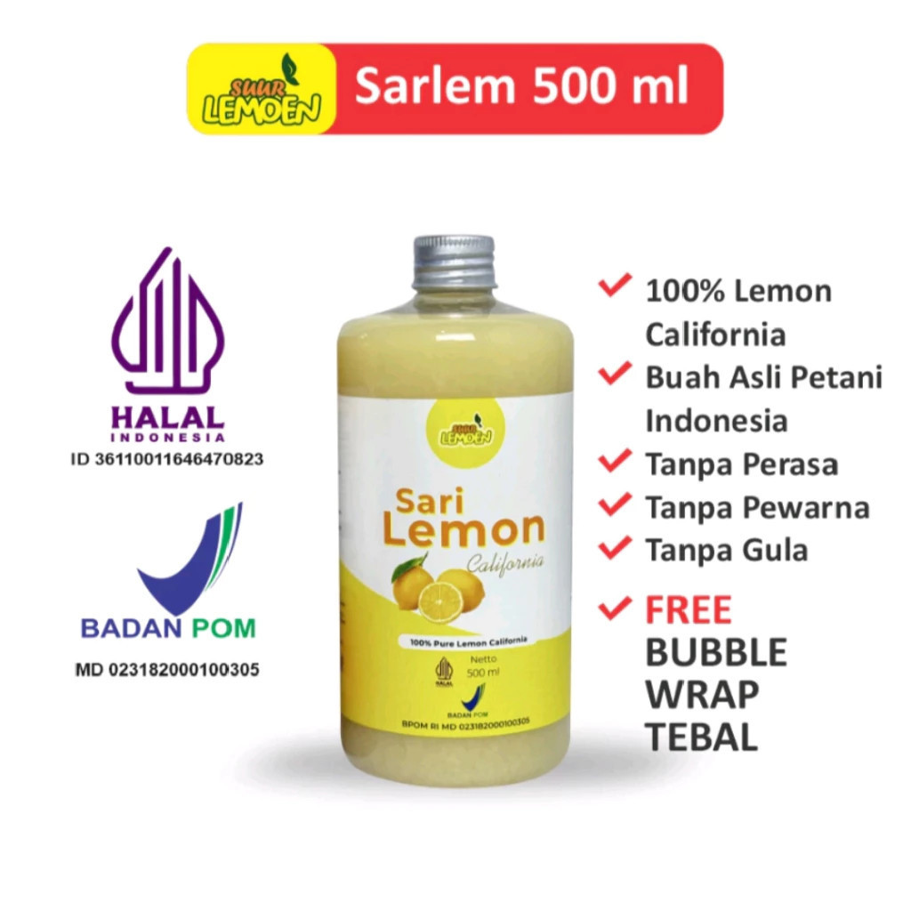 Jual ori100% Sari Lemon - Suur Lemoen terbuat dari sari lemon ...