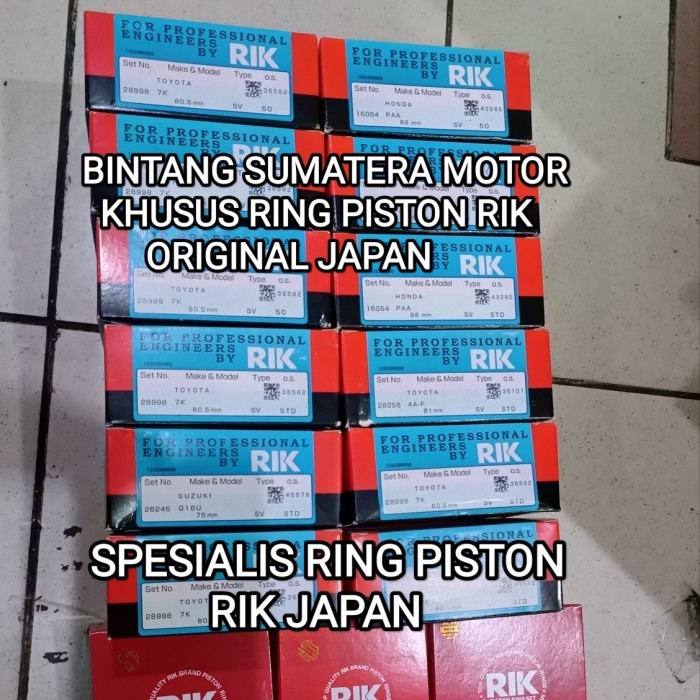 Jual RING PISTON HONDA ODYSSEY K24 STD RIK JAPAN | Shopee Indonesia